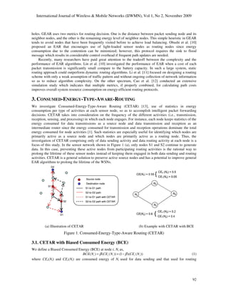 Performance Evaluation of Consumed Energy-Type-Aware Routing (CETAR) For Wireless Sensor ...