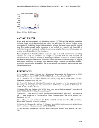 Selfless Distributed Credit Based Scheduling for Improved QOS In IEEE 802.16 WBA Networks | PDF