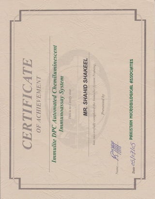 instrument training certificates | PDF