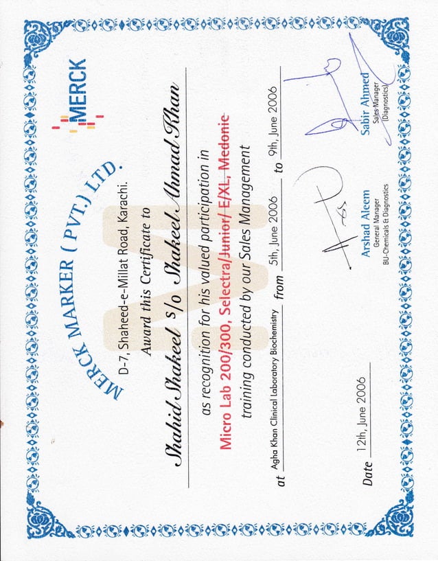 instrument training certificates | PDF