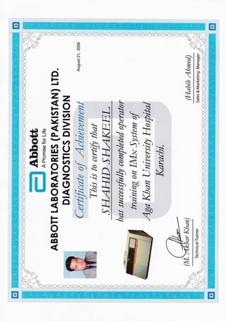 instrument training certificates | PDF