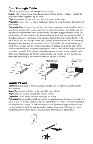 110 amazing magic tricks with everyday objects | PDF