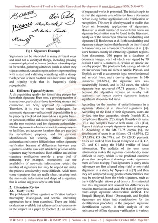 Comprehensive Review of Offline Signature Verification Mechanisms | PDF