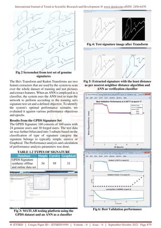 Comprehensive Review of Offline Signature Verification Mechanisms | PDF