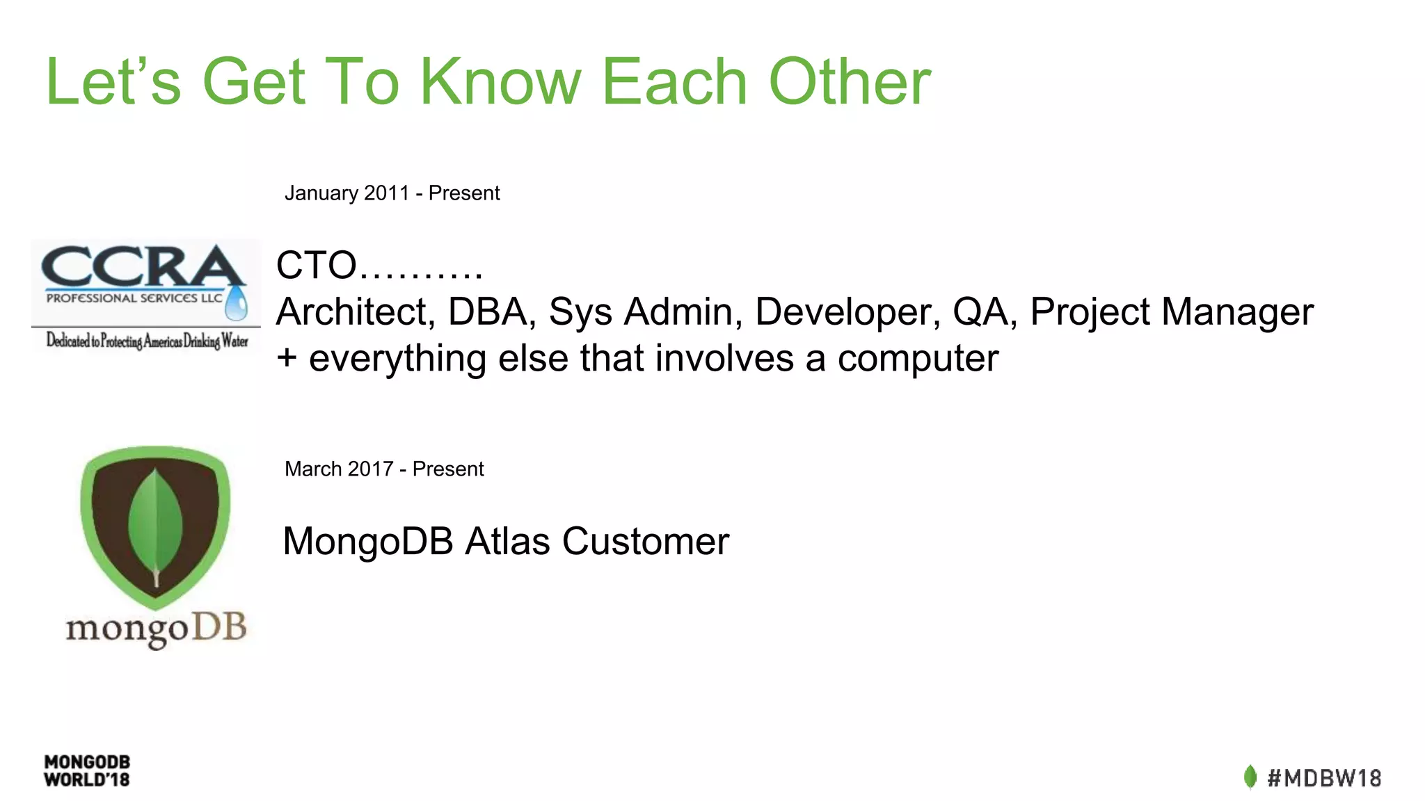MongoDB Atlas for Your Enterprise | PPT