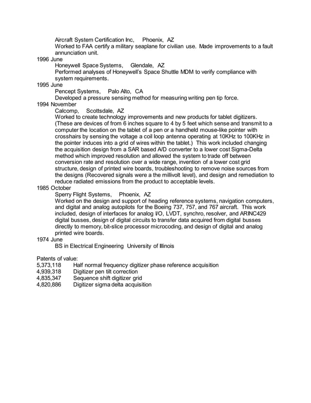 Resume Jim Watson | DOCX