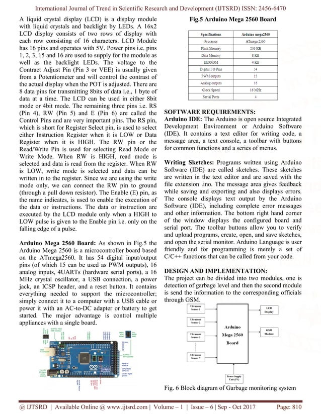 Garbage Monitoring System using Arduino | PDF Garbage Monitoring System using Arduino | PDF