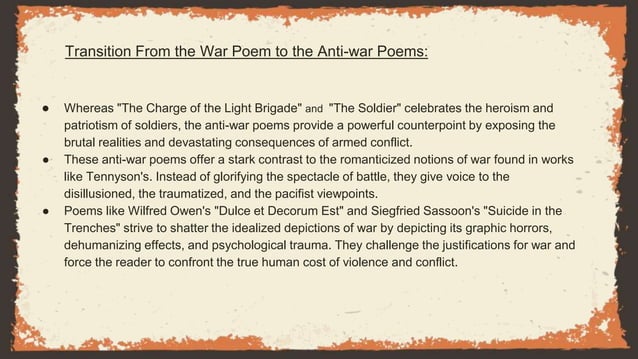 110 History of English Literature 1900-2000. Poetic Battleground ...