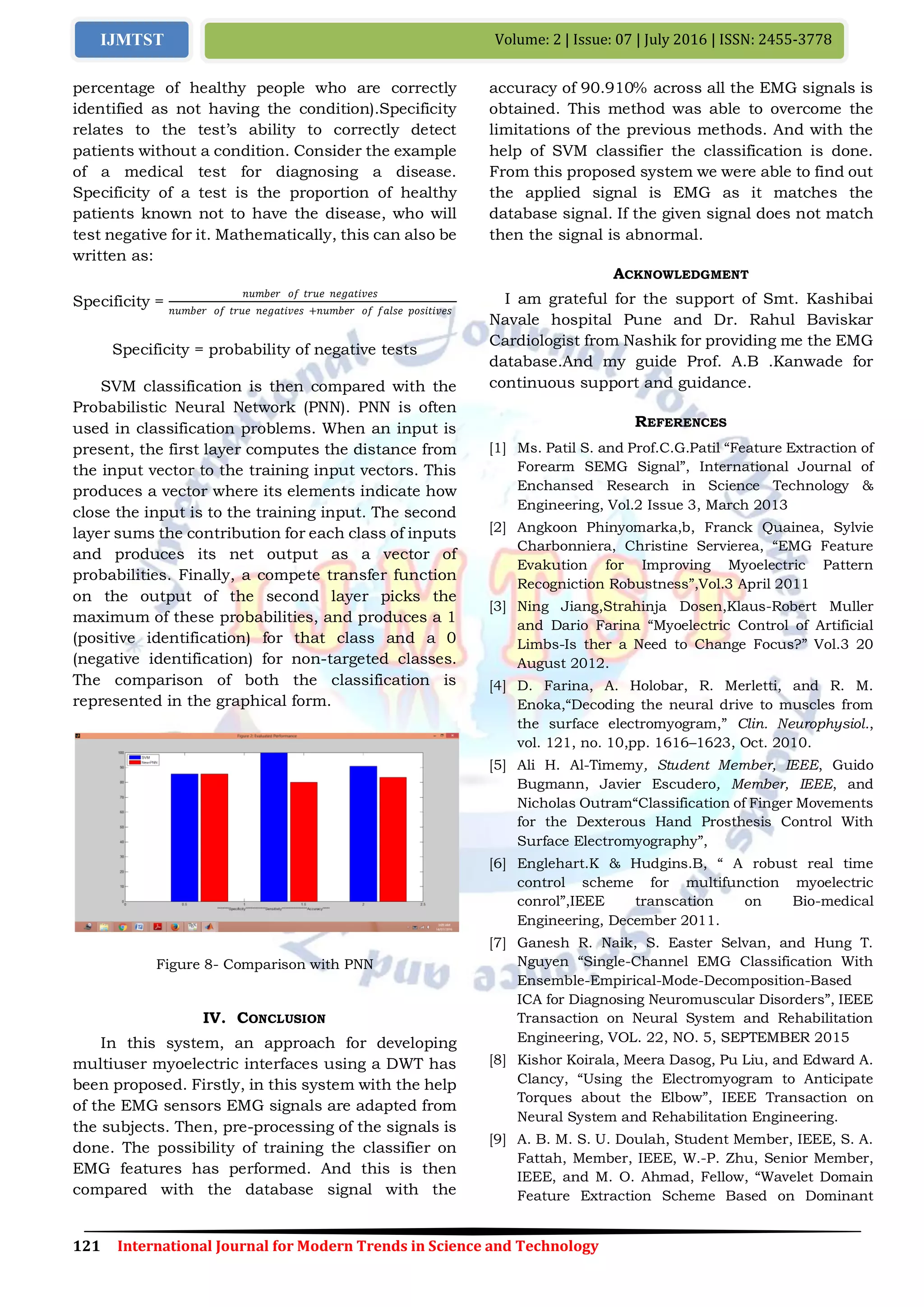 Correlation Analysis of Electromyogram Signals | PDF