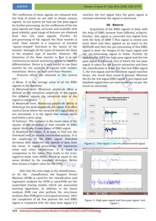 Correlation Analysis of Electromyogram Signals | PDF