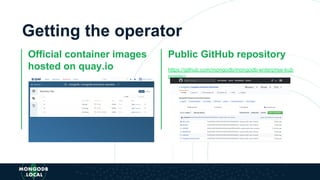 MongoDB.local Austin 2018: MongoDB Ops Manager + Kubernetes | PPT