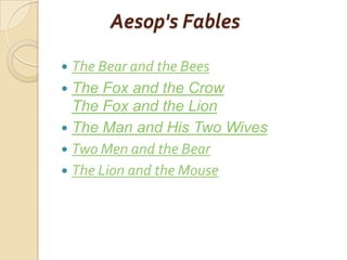 Aesop | PPT