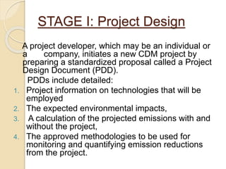 Various steps involved in a Clean development management project | PPT