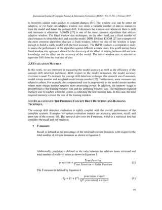 DETECTION AND HANDLING OF DIFFERENT TYPES OF CONCEPT DRIFT IN NEWS ...