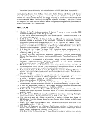 WIRELESS SENSOR NETWORK CLUSTERING USING PARTICLES SWARM OPTIMIZATION FOR REDUCING ENERGY ...