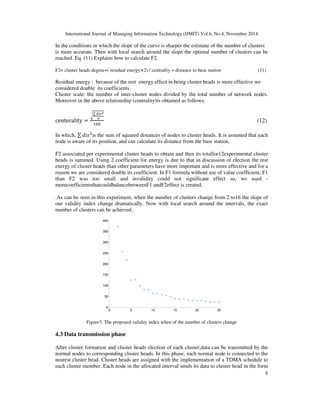 WIRELESS SENSOR NETWORK CLUSTERING USING PARTICLES SWARM OPTIMIZATION FOR REDUCING ENERGY ...