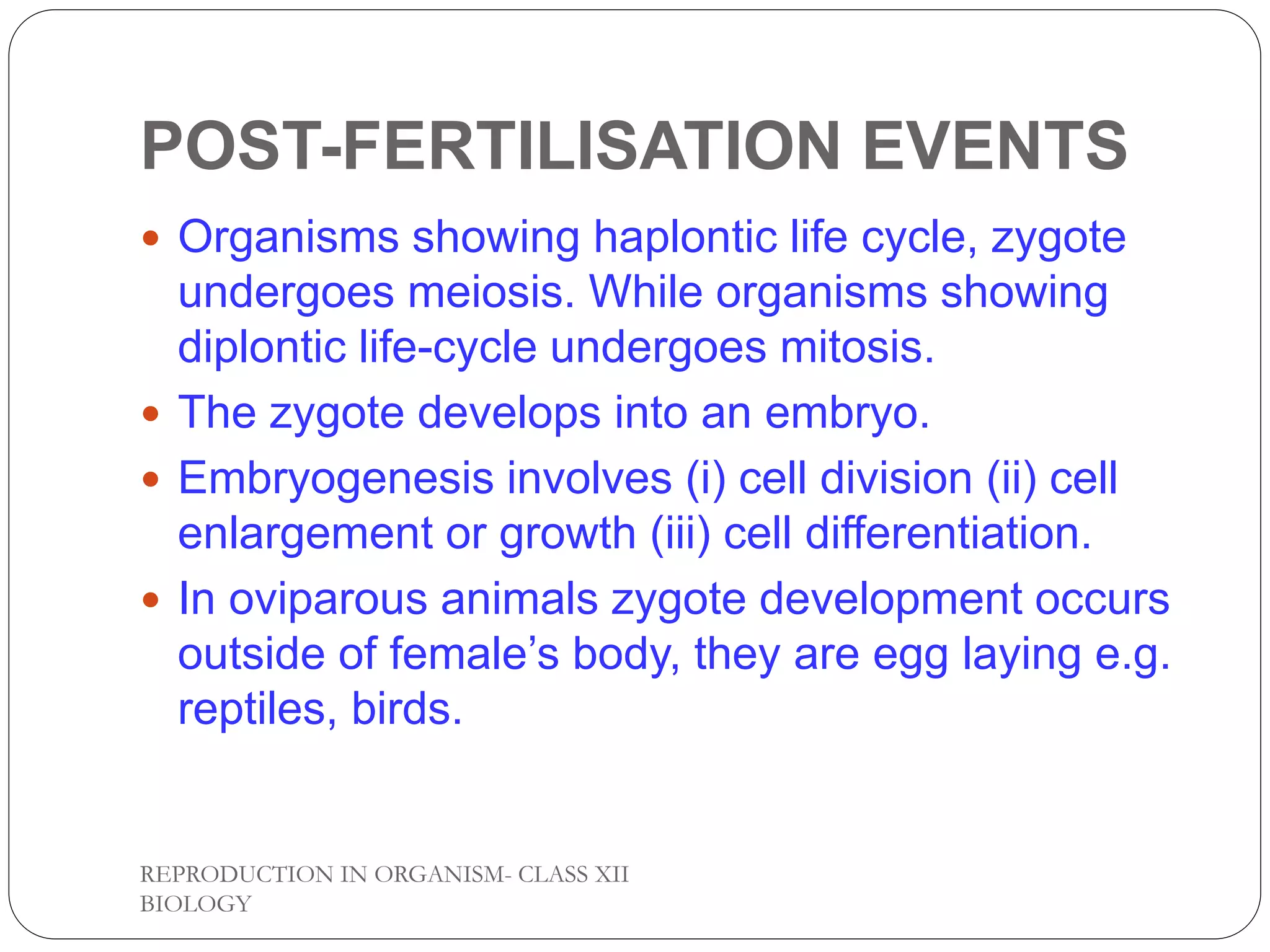 reproduction in organisms for class 12 in biology | PPT