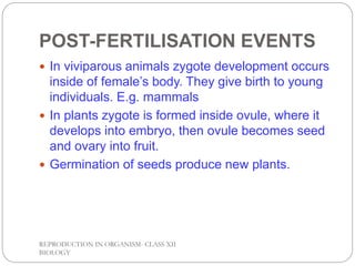 reproduction in organisms for class 12 in biology | PPT
