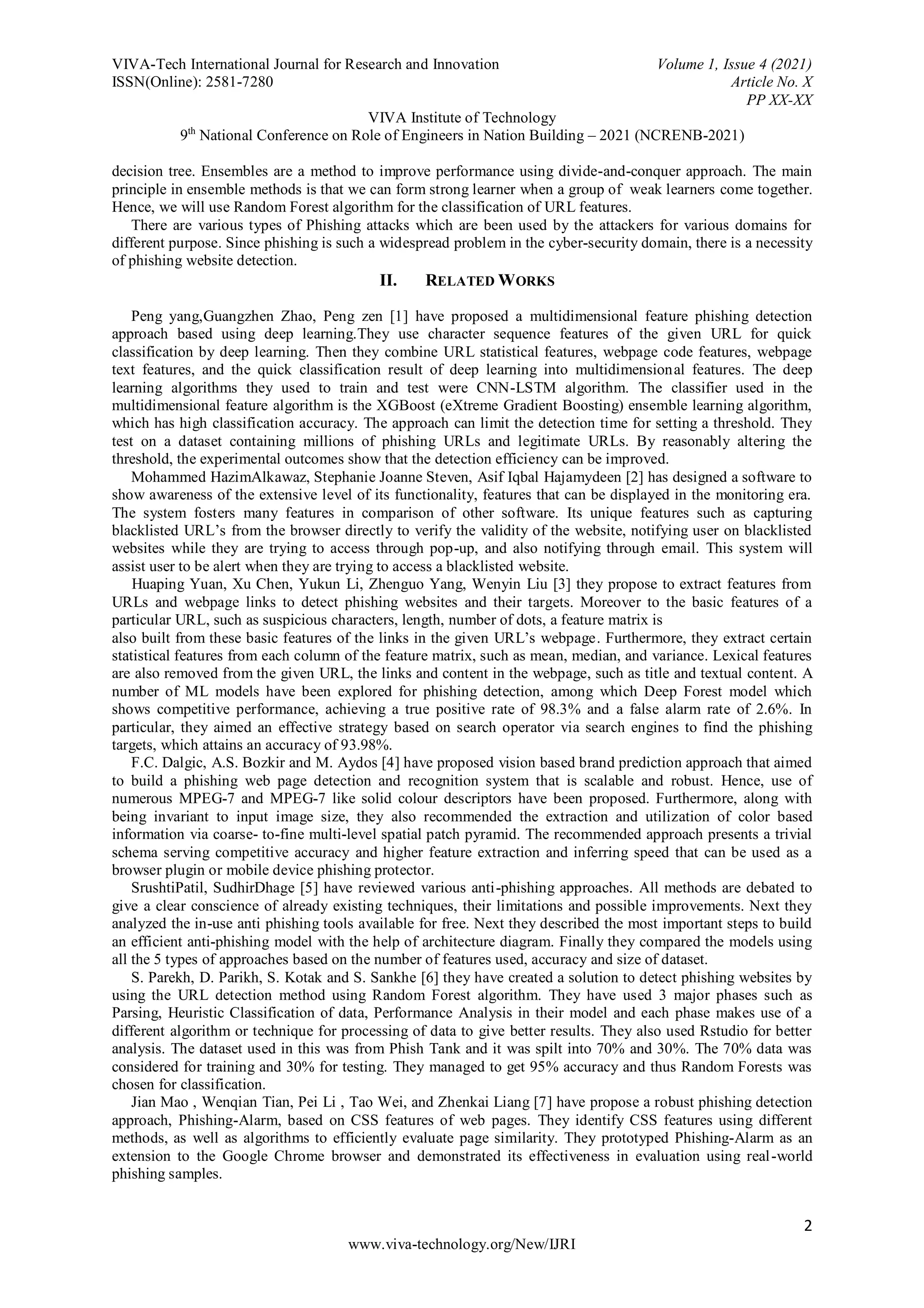 A Hybrid Approach For Phishing Website Detection Using Machine Learning