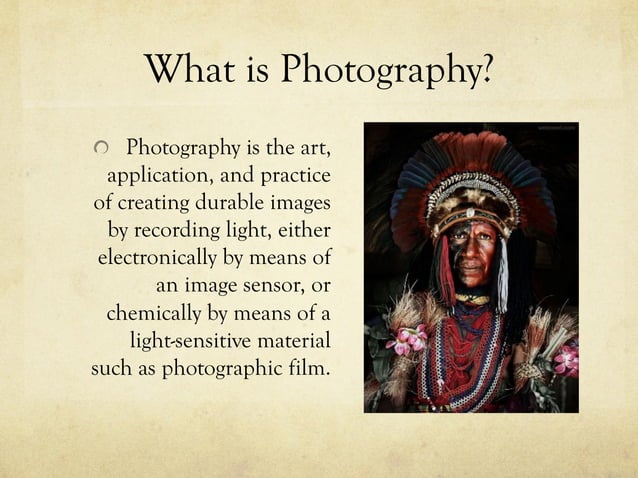 Photography Introduction | PPT