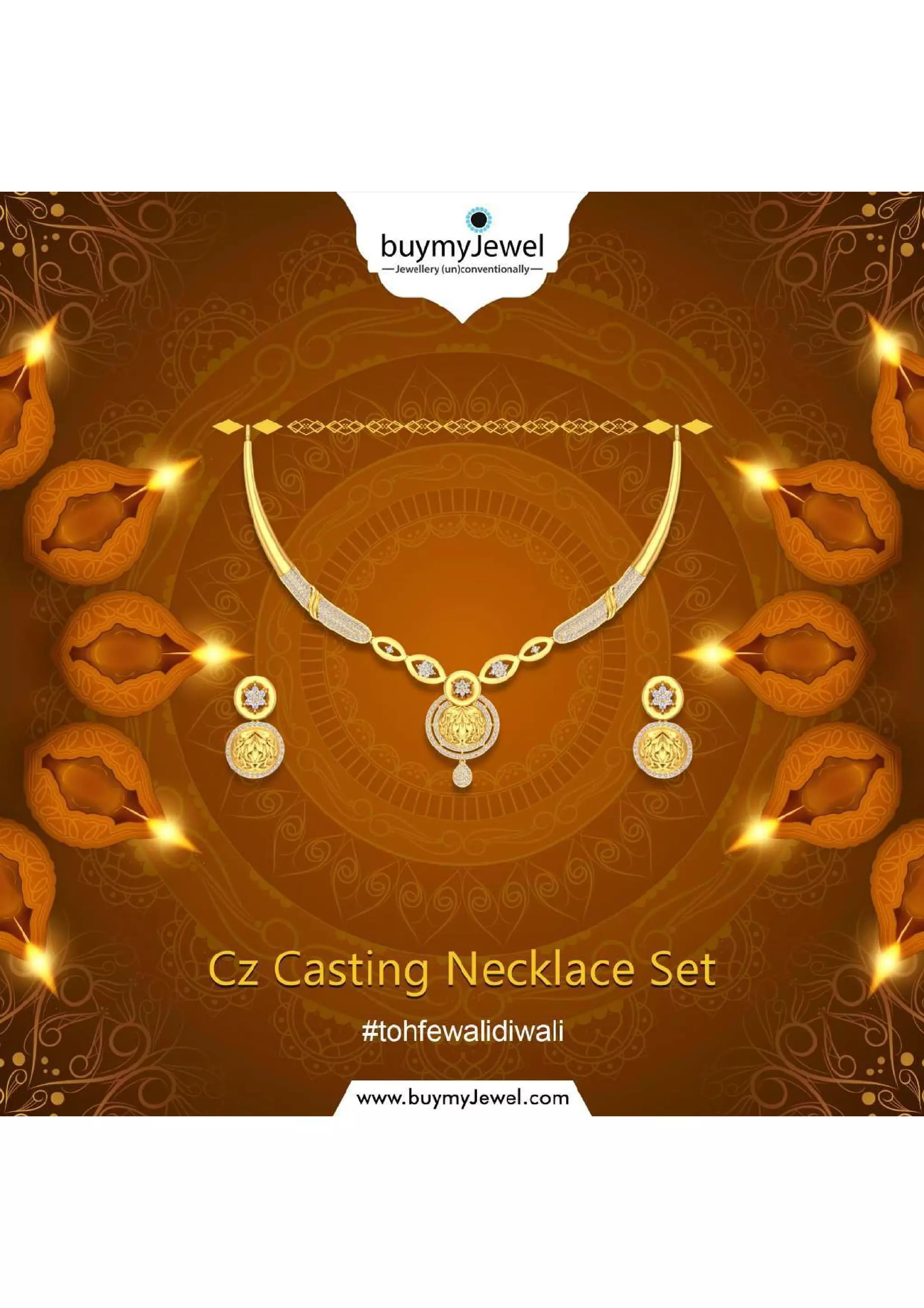 CZ Casting necklace Set | PDF