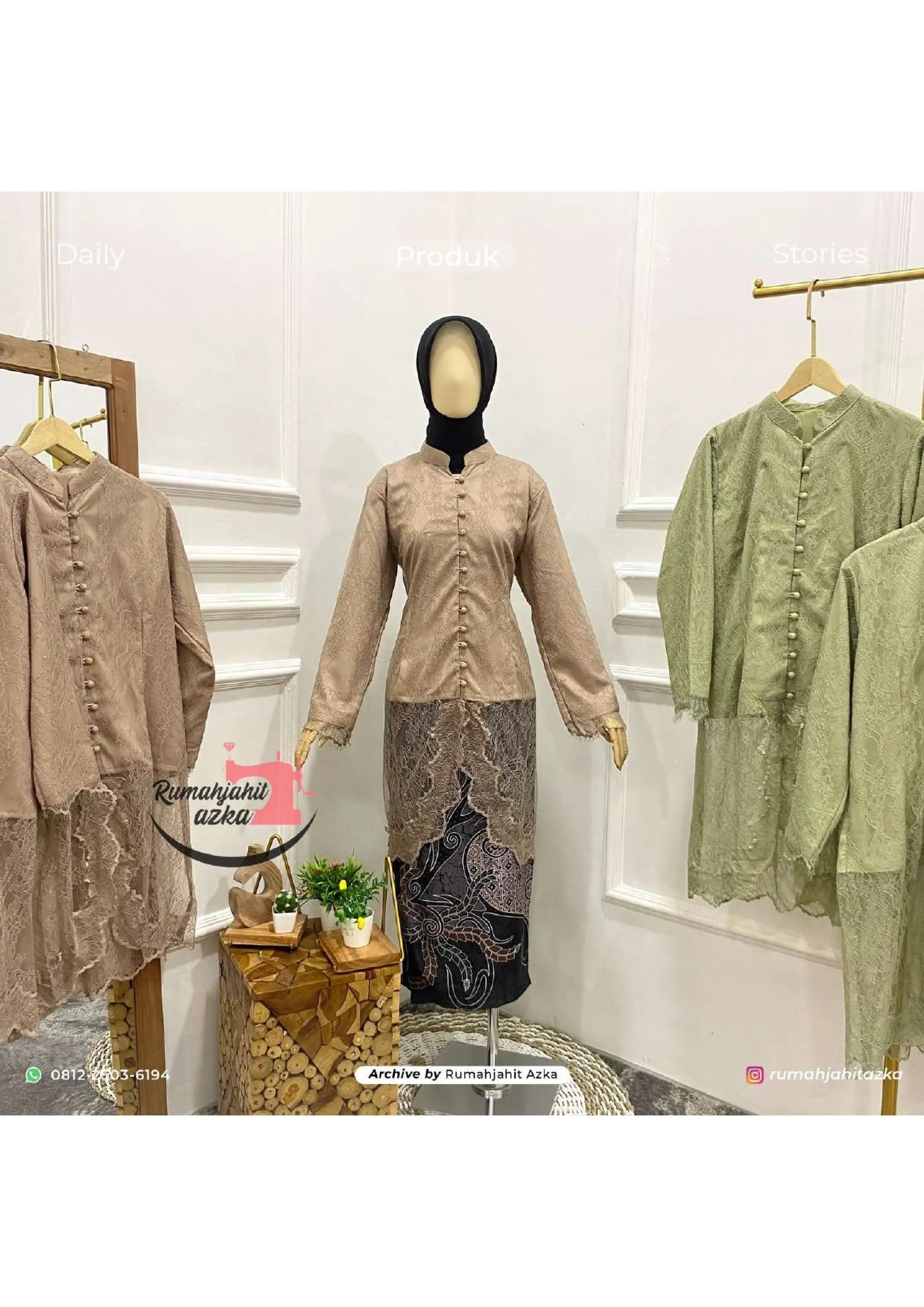 Jait Kebaya Custom by Rumah Jahit Azka | PDF