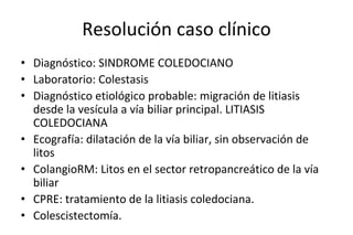 sindrome coledociano | PDF