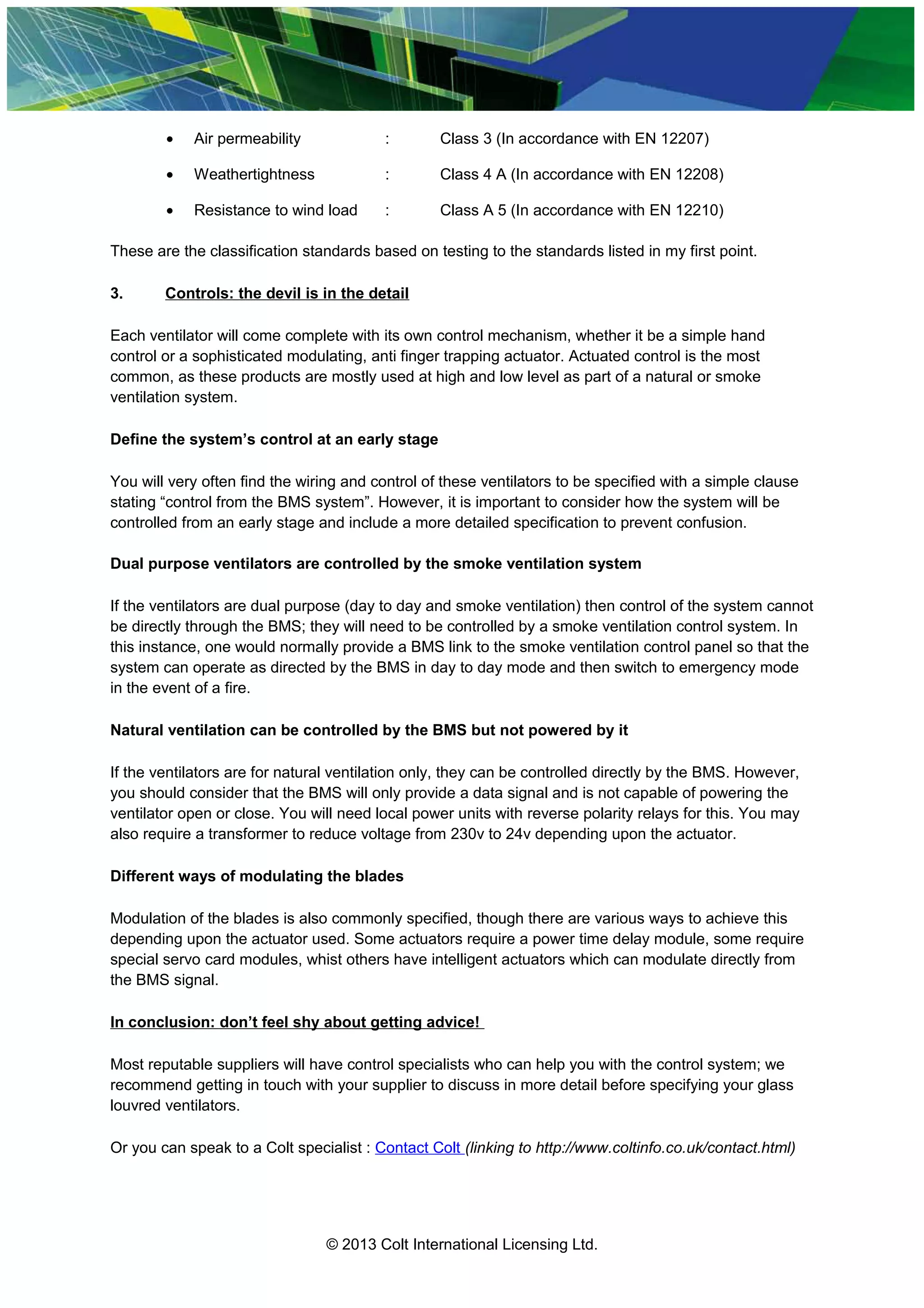 The top three considerations when specifying glass louvred ventilators ...