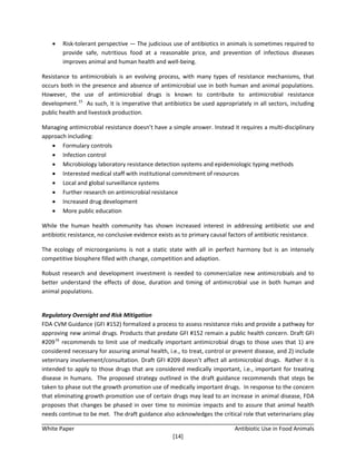 Antibiotic Use in Food Animals | PDF