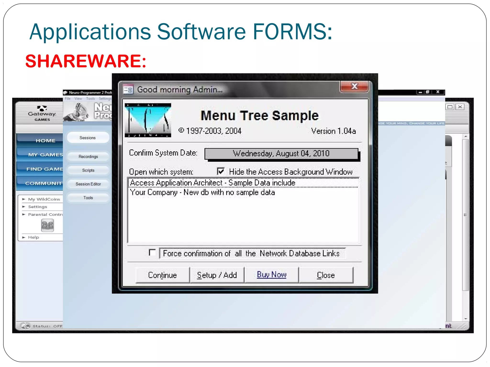 Application Software | PPT | Shareware and Freeware | Computer Software and Applications