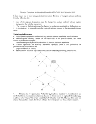 Genetic Algorithms and Programming - An Evolutionary Methodology | PDF