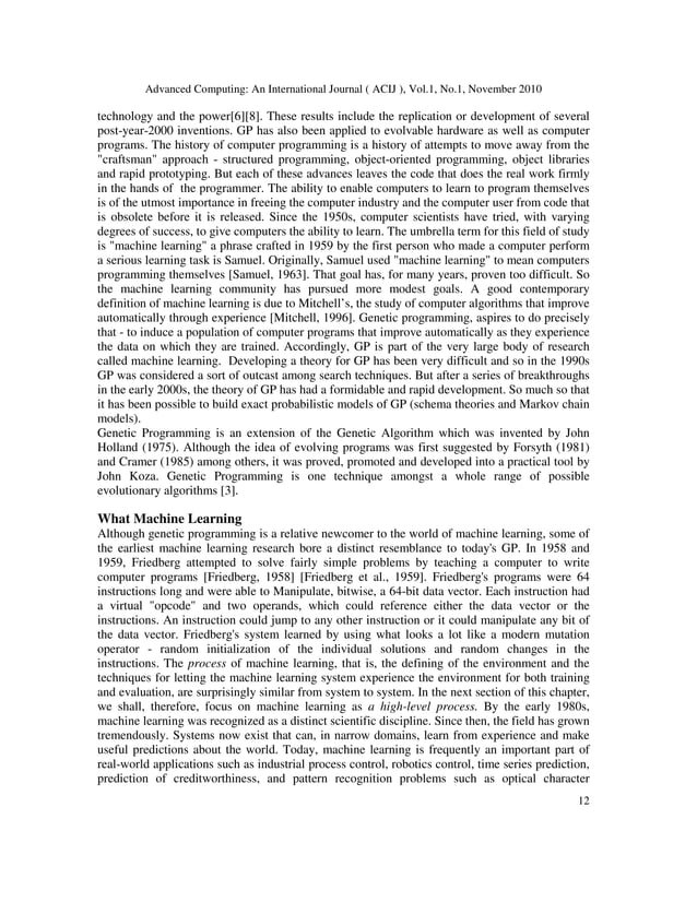 Genetic Algorithms and Programming - An Evolutionary Methodology | PDF