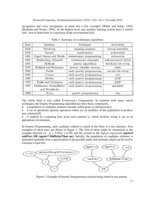 Genetic Algorithms and Programming - An Evolutionary Methodology | PDF