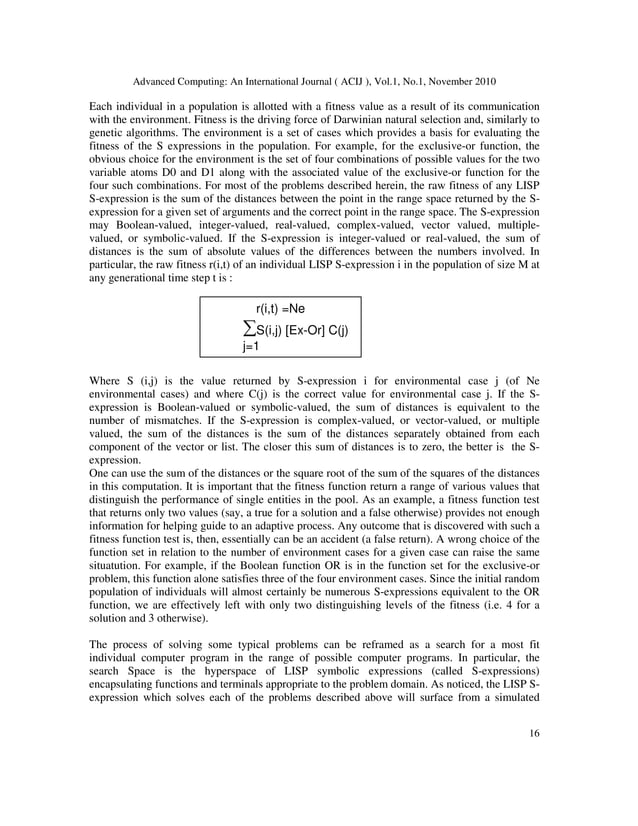 Genetic Algorithms and Programming - An Evolutionary Methodology | PDF