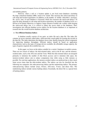 MULTI TREE DATA BASE ARCHITECTURE FOR LOCATION TRACKING IN NEXT GENERATION MOBILE NETWORK | PDF