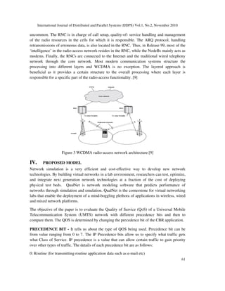 Performance Evaluation of QoS parameters in UMTS Network Using Qualnet | PDF