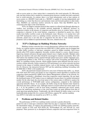 Performance Evaluation of TCP with Adaptive Pacing and LRED in Multihop Wireless Networks | PDF ...