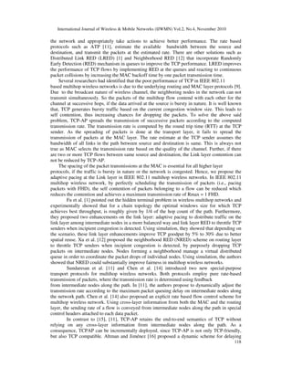 Performance Evaluation of TCP with Adaptive Pacing and LRED in Multihop Wireless Networks | PDF ...