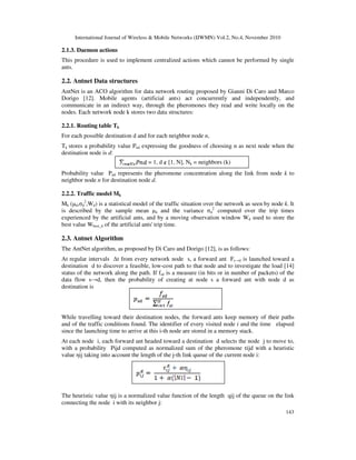 Performance Evaluation of Different Network Topologies Based On Ant Colony Optimization | PDF