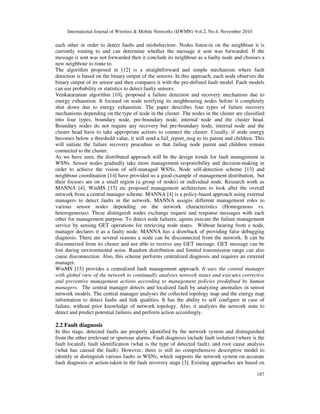 A self-managing fault management mechanism for wireless sensor networks | PDF | Internet of ...