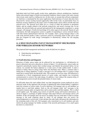 A self-managing fault management mechanism for wireless sensor networks | PDF | Internet of ...