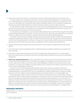 Distinguished Club Program & Club Success Plan | PDF