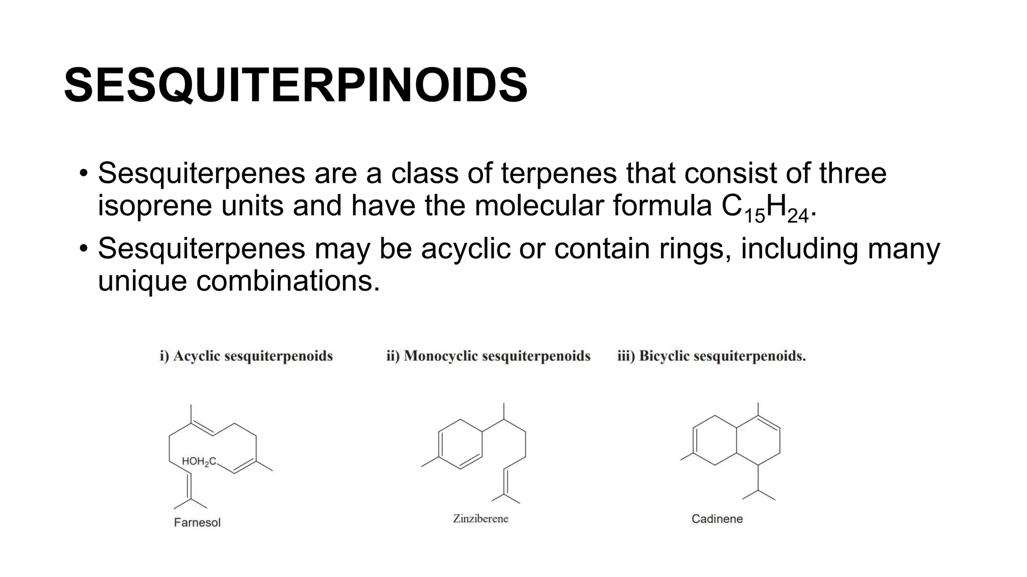 Terpenoids: types, biosynthesis and functions. | PPTX