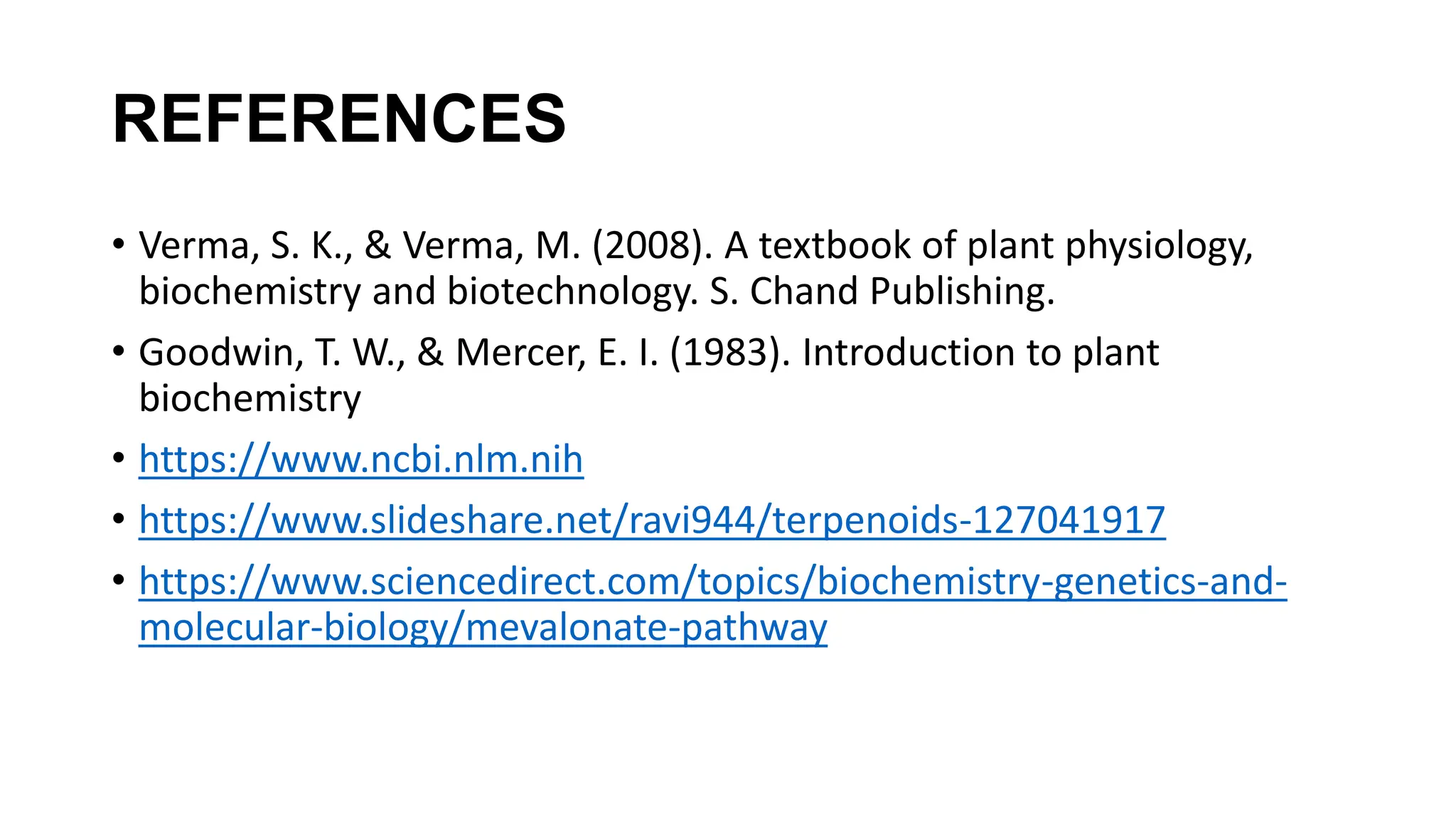 Terpenoids: types, biosynthesis and functions. | PPTX