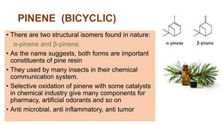 Terpenoids: types, biosynthesis and functions. | PPTX