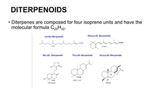 Terpenoids: types, biosynthesis and functions. | PPTX