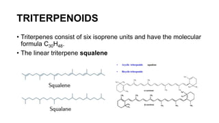 Terpenoids: types, biosynthesis and functions. | PPTX