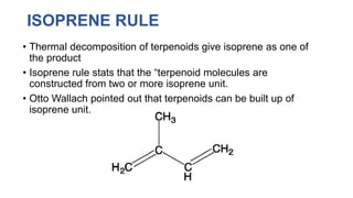 Terpenoids: types, biosynthesis and functions. | PPTX