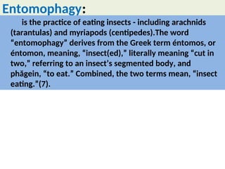 1111031950BR15103CR15Insects as Food Entomophagyinsects as food lecture.ppt
