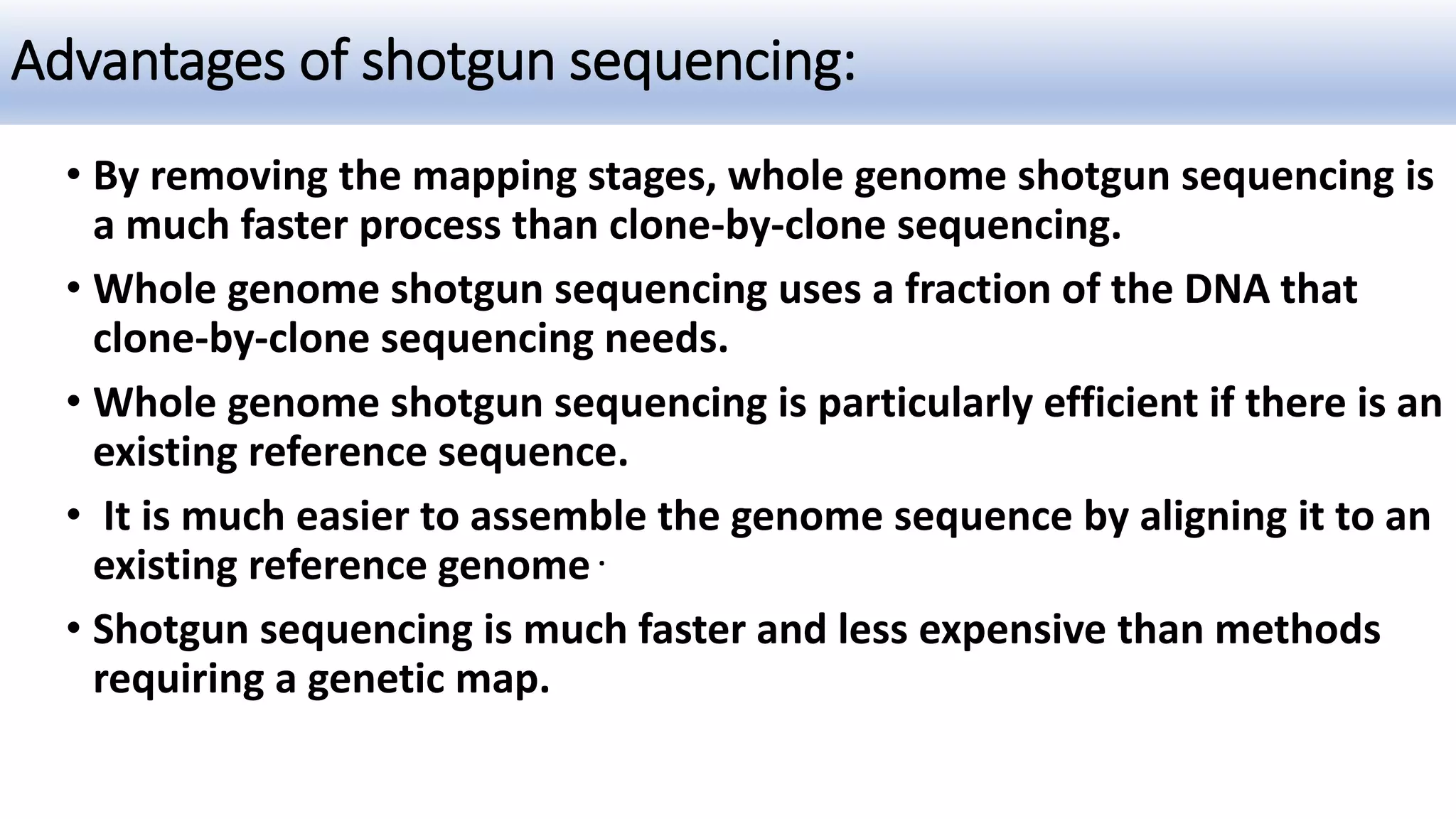 shotgun sequncing | PPTX